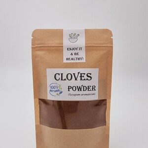 Cloves Powder or Whole Cloves Laung Clove Buds Whole Herb Dried Herbs ...