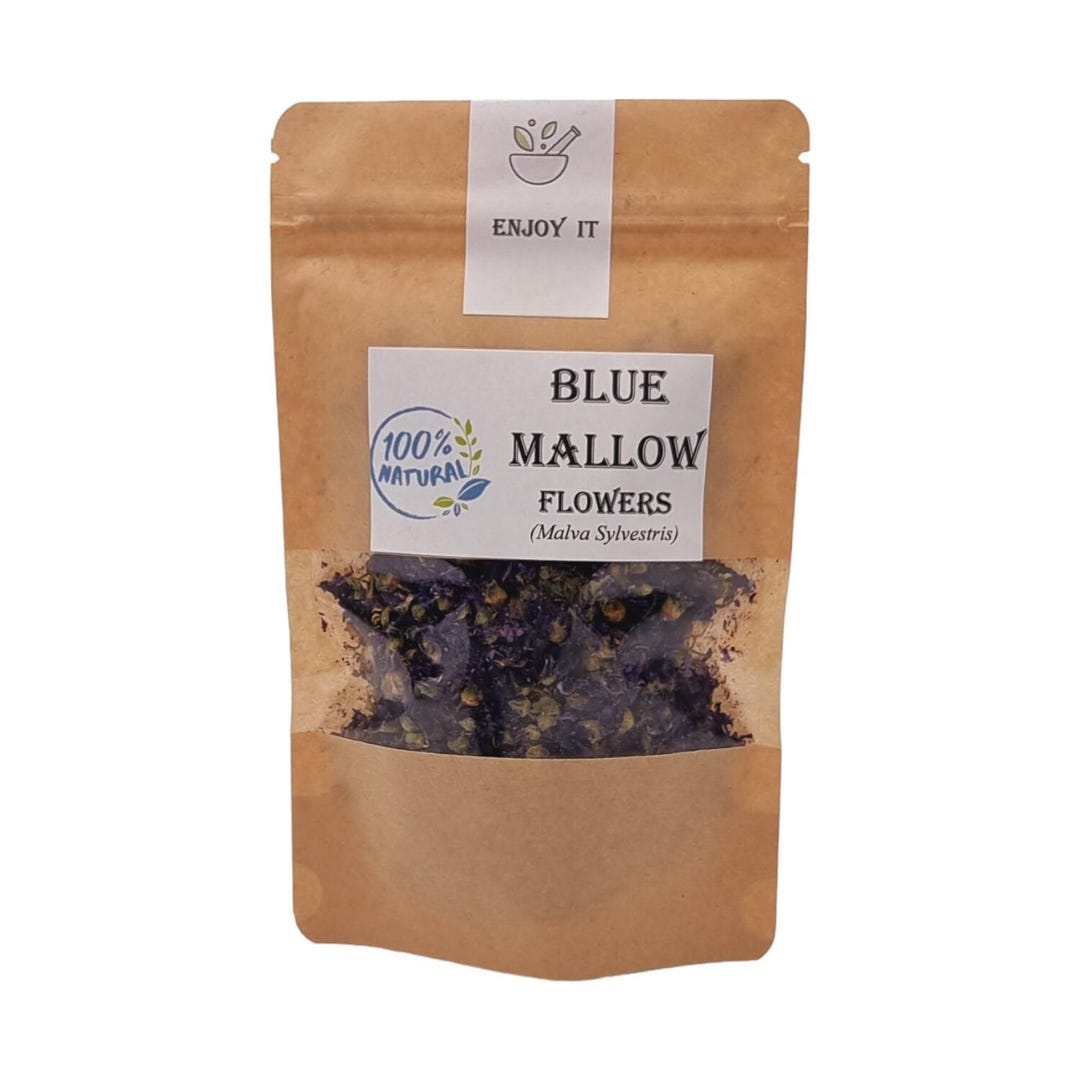 Blue Mallow Flowers | Tea | Malva Sylvestris - Etsy