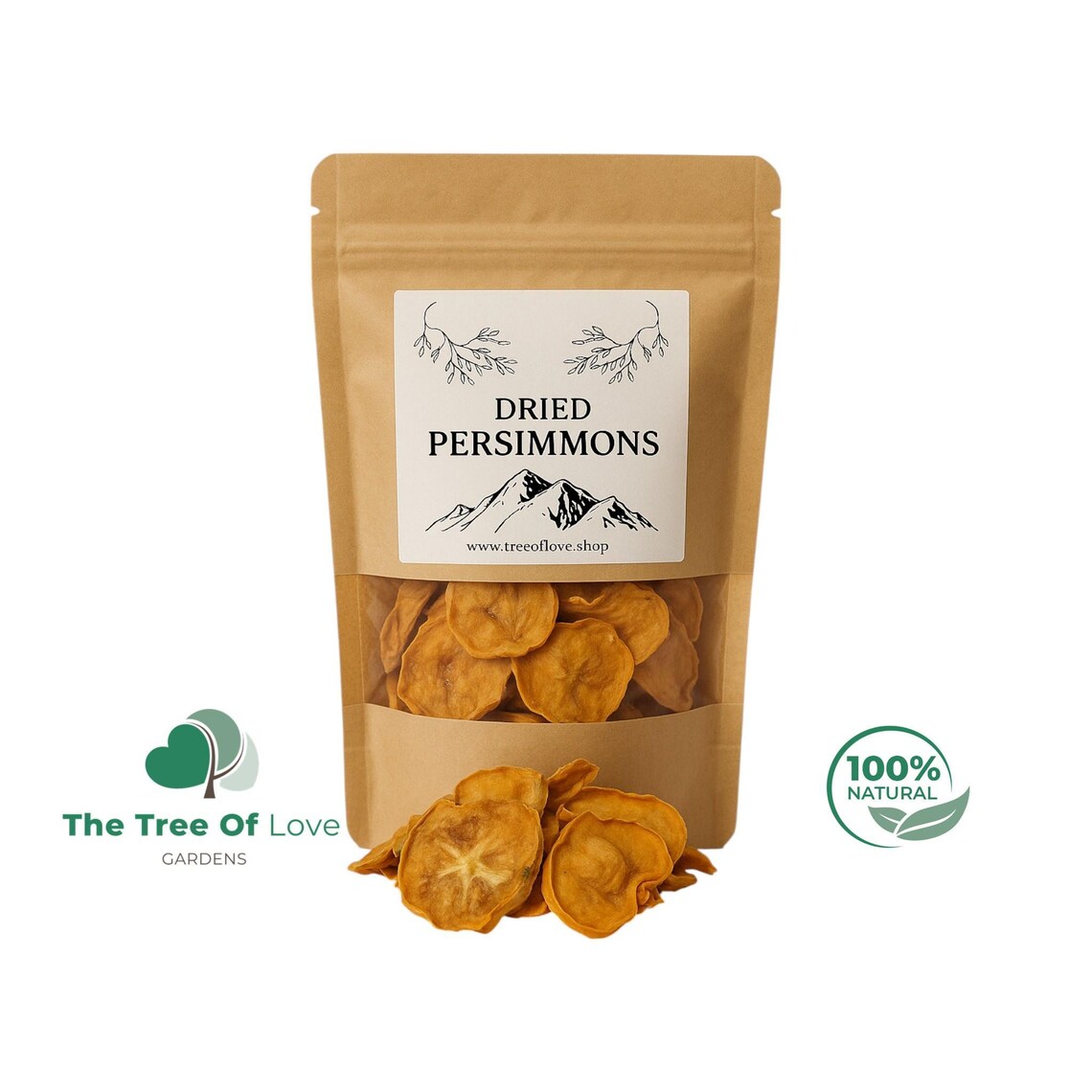 Dried Persimmon Slices | Dried Herbs | Herbal Tea | Herbal Products ...