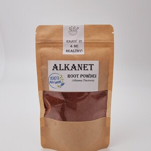 Alkanet Root Powder Alkanna Tinctoria - Etsy