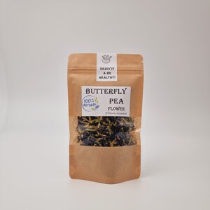 Butterfly Pea Flower Tea Powder Clitoria Ternatea - Etsy