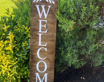 Outdoor welcome sign | Etsy