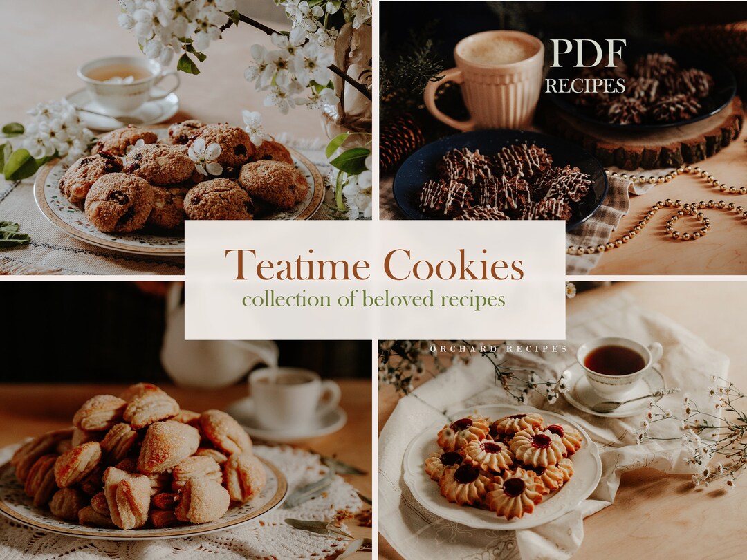 Teatime Cookies Recipe Collection| Cookie Recipe PDF | Cooking Tutorial ...