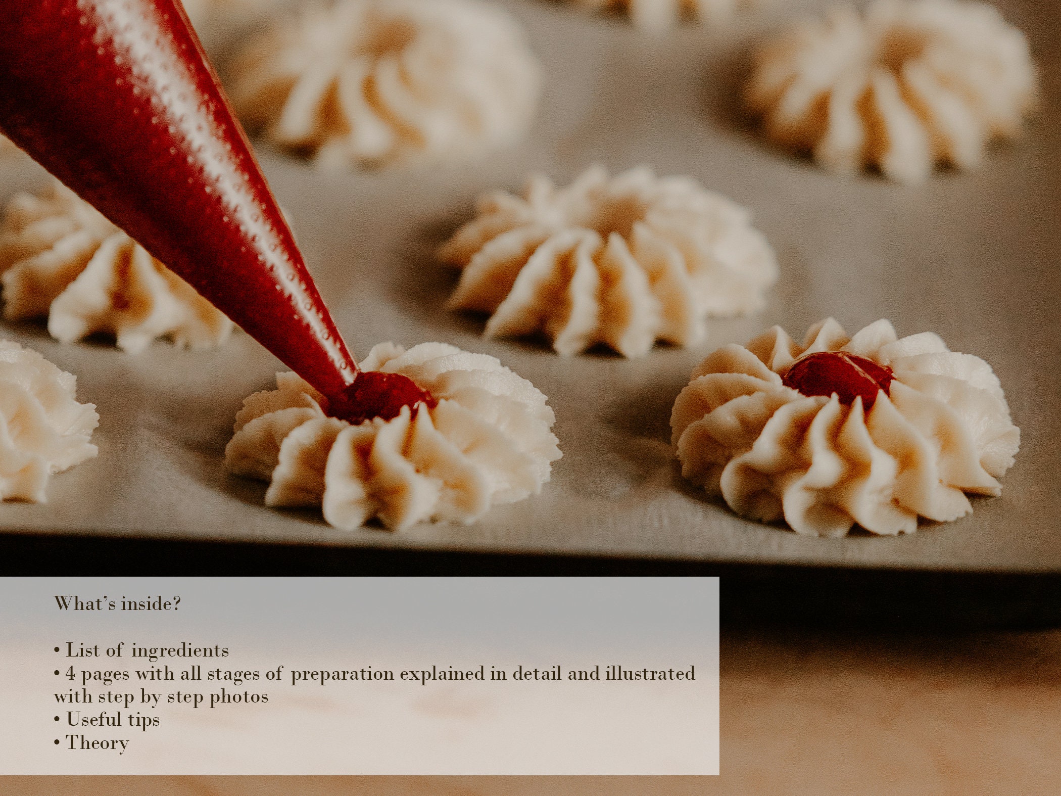 Flower Cookies PDF Recipe Cookie Recipe PDF Cooking Tutorial How to ...