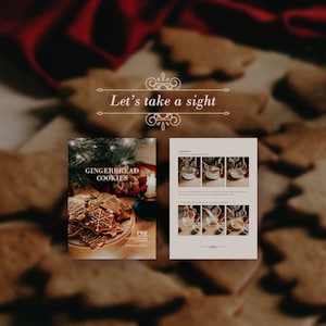 Gingerbread Cookies PDF Recipe | Christmas Recipe PDF | Homemade Gift ...
