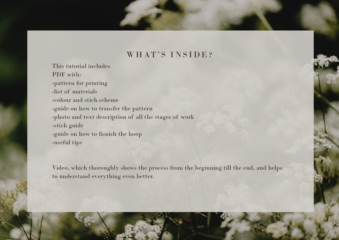 Lavender Hand Embroidery Pattern| Lavender Step by Step Digital ...
