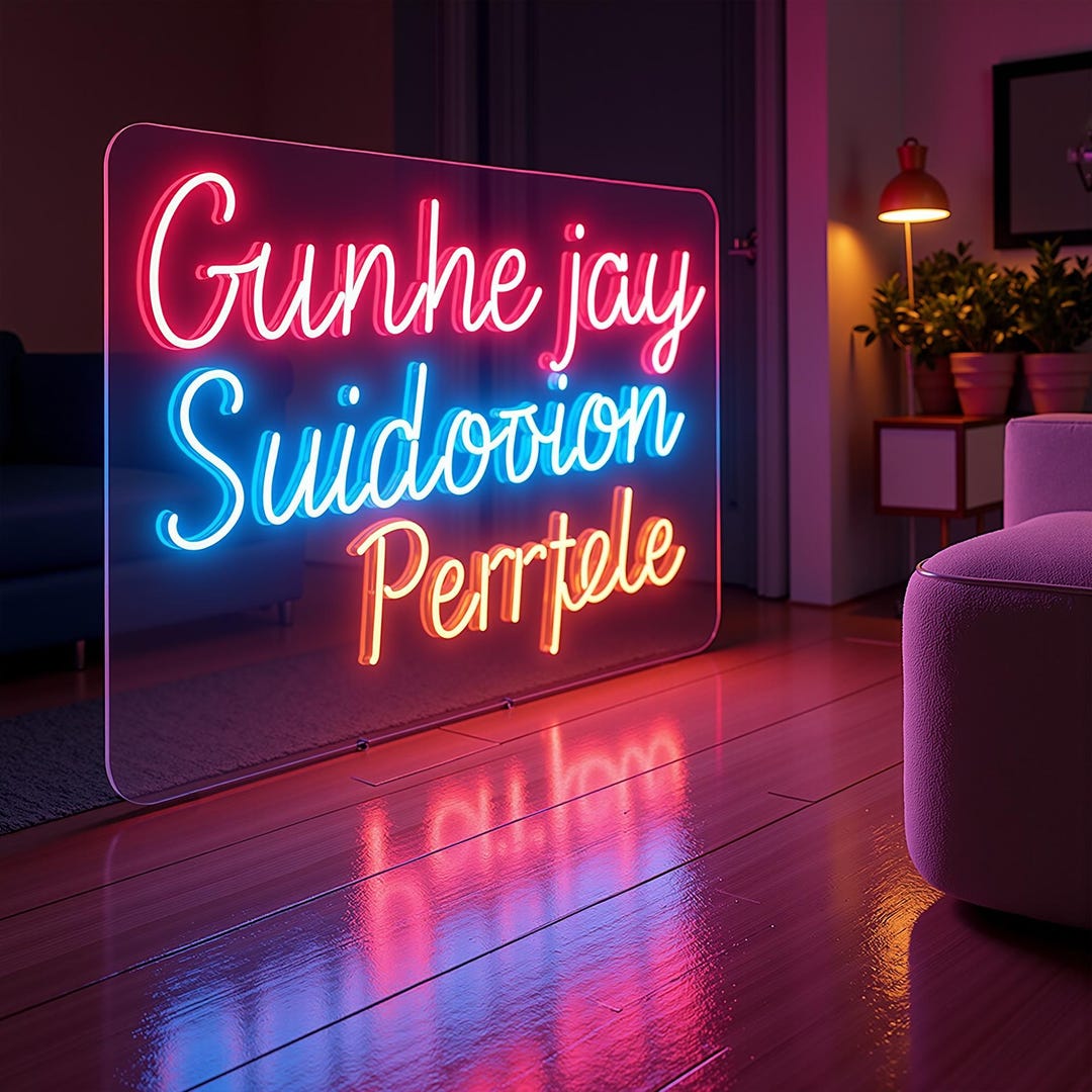 Custom Multicolor Neon Signs,neon LED Signs,neon Bedroom Signs ...