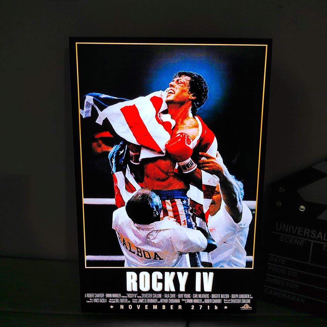 Movie Poster LED 3D Light Box Geeks Gamer Gift for Teens Gaming Bedroom ...