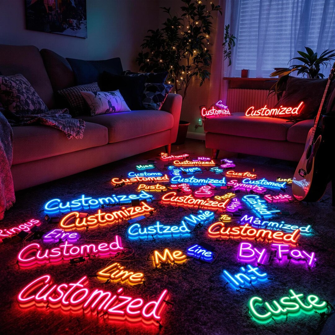 Custom Neon Sign, Custom Name Neon Signs, Wedding Neon Sign, Neon Sign ...