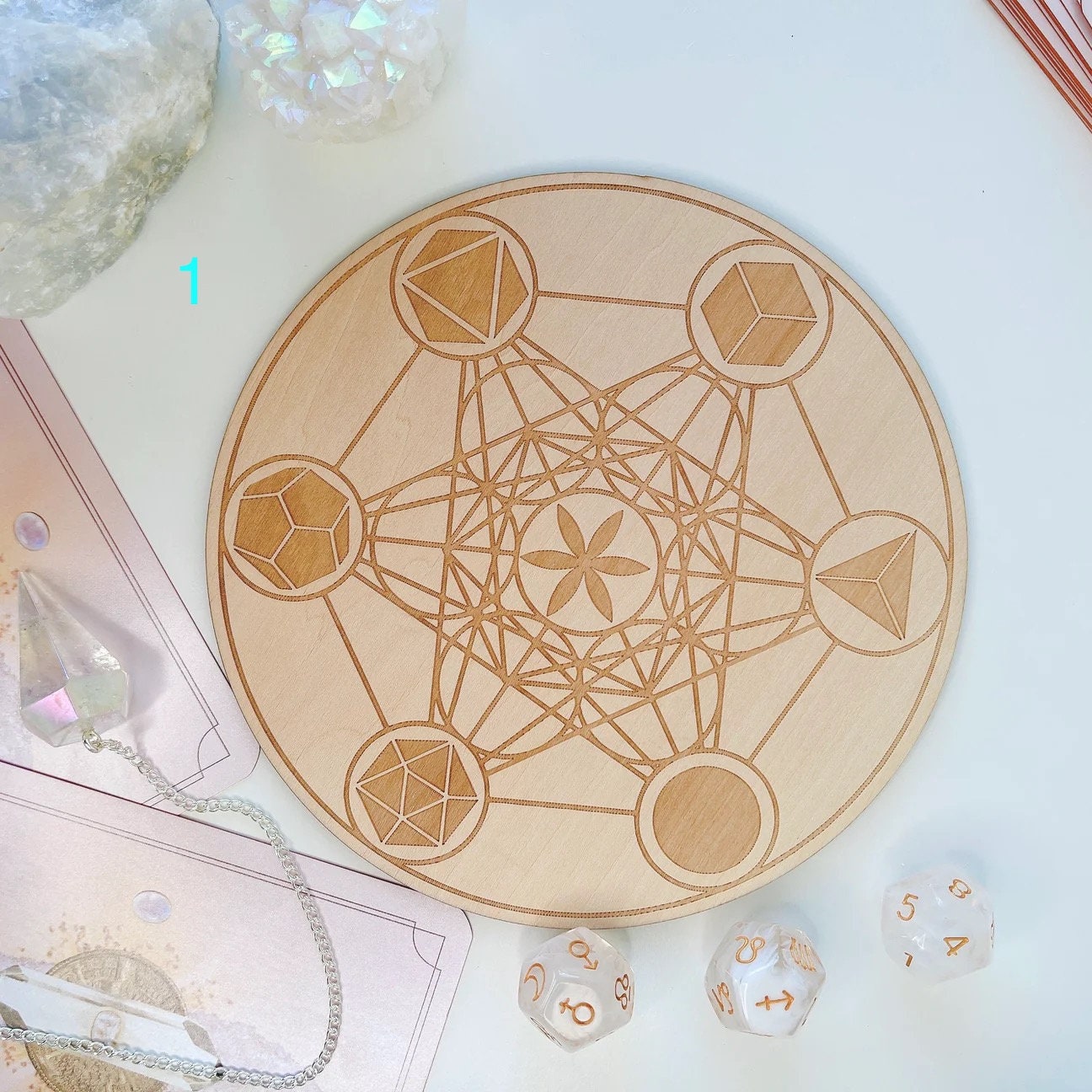 Mystic Mantra's Crystal Grid Board - Etsy