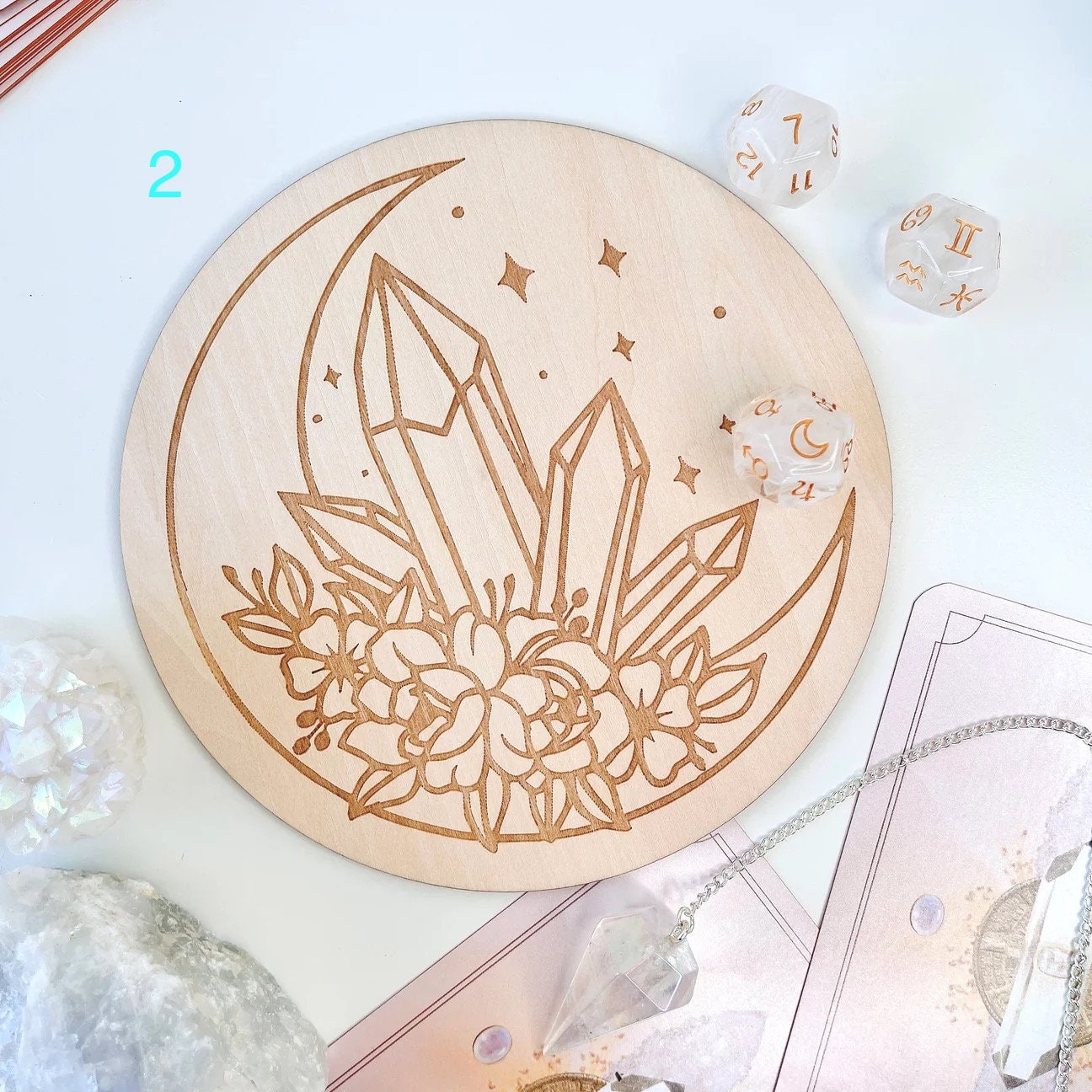 Mystic Mantra's Crystal Grid Board - Etsy