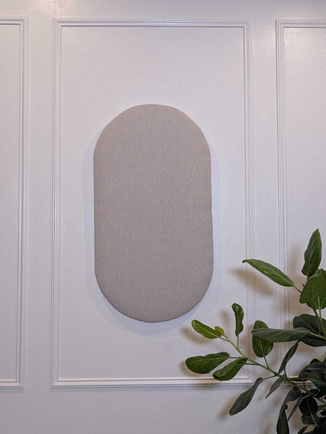 Pinboard, Corkboard, Memo Board, Vision Board, Wrapped in Natural Linen ...