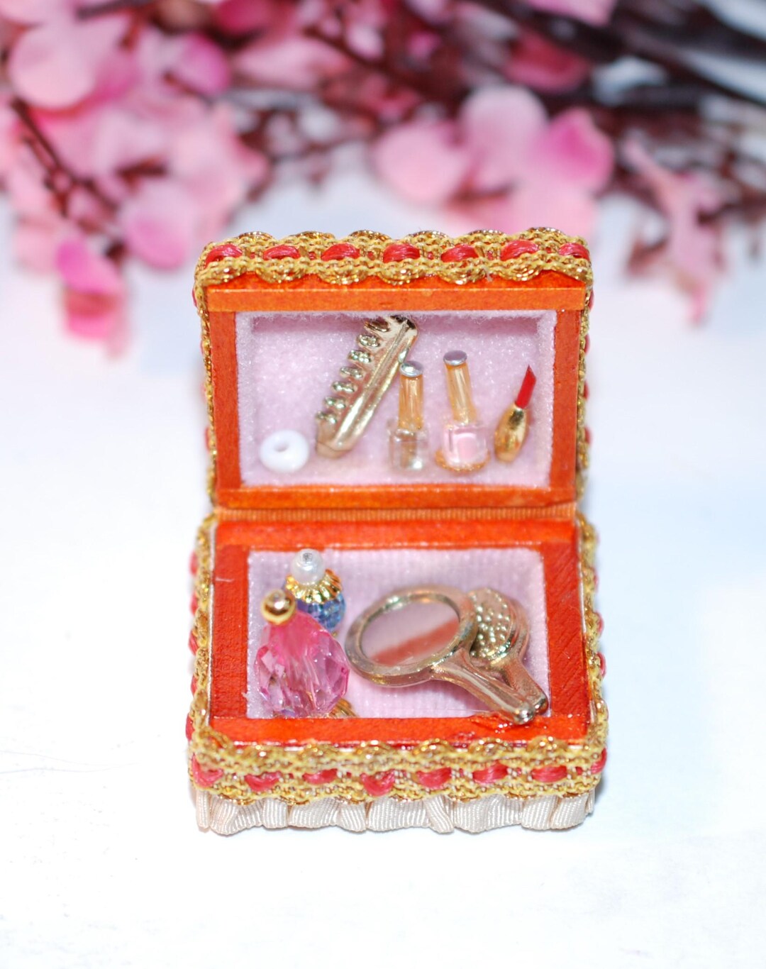 Miniature Dressing Table Box With Accessories (B) - Etsy