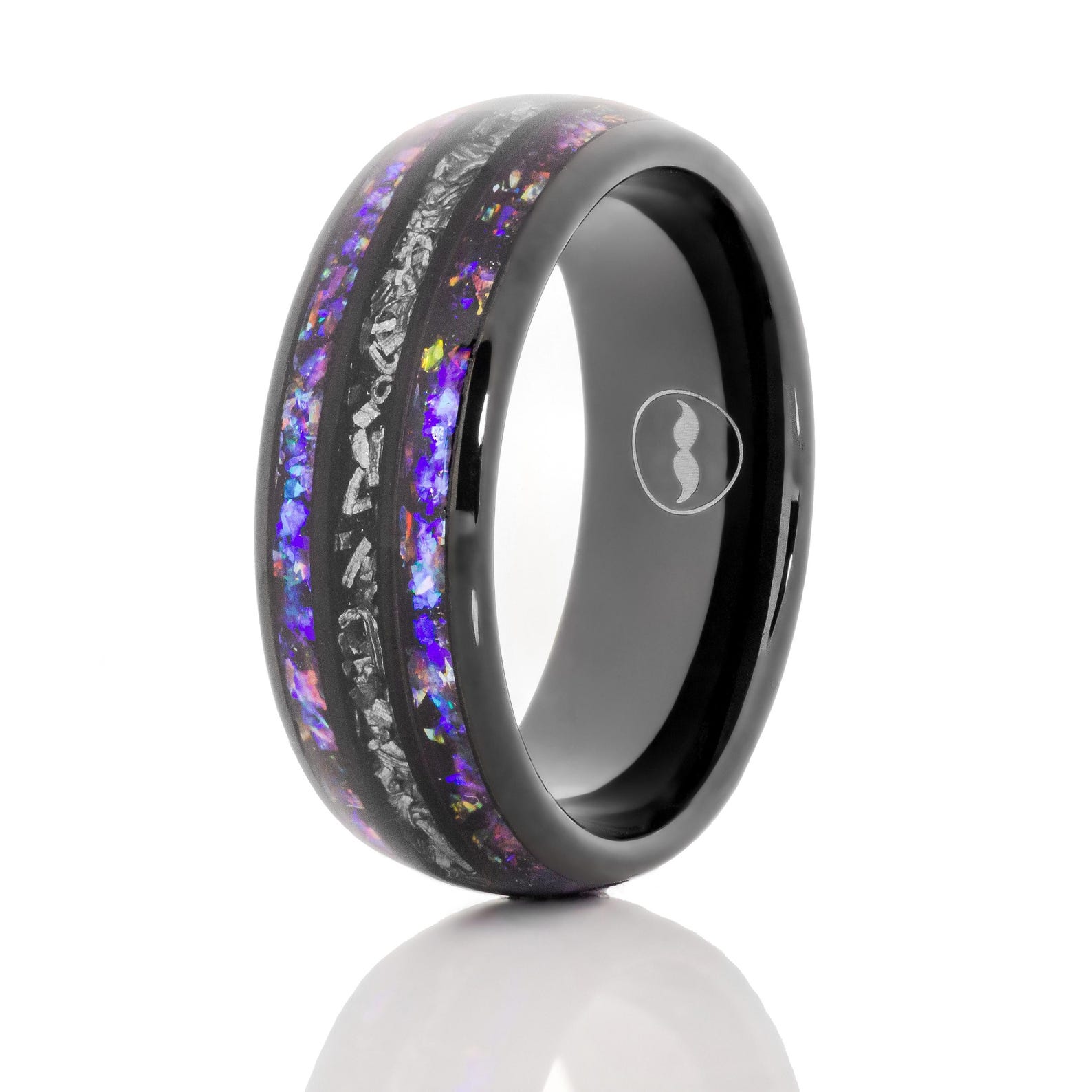 Orion Nebula Ring, Meteorite Ring, Outer Space Ring, Blue Sandstone ...