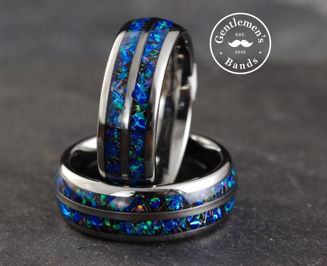 Orion Nebula Ring, Meteorite Ring, Outer Space Ring, Blue Sandstone ...