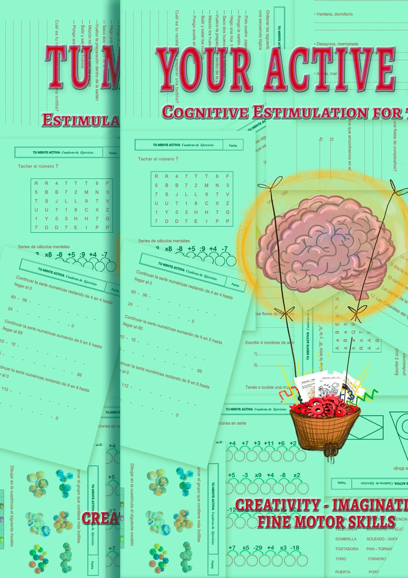 Dementia Activities Alzheimer Cognitive Stimulation For Etsy de