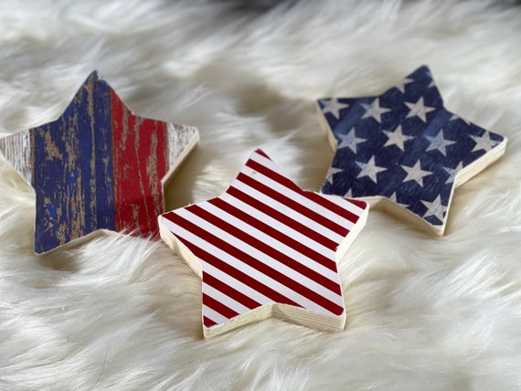 Patriotic/americana/4th of July Stars for Displays | Etsy