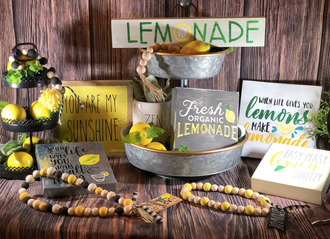 Lemonade Summer Farmhouse Signs - Etsy