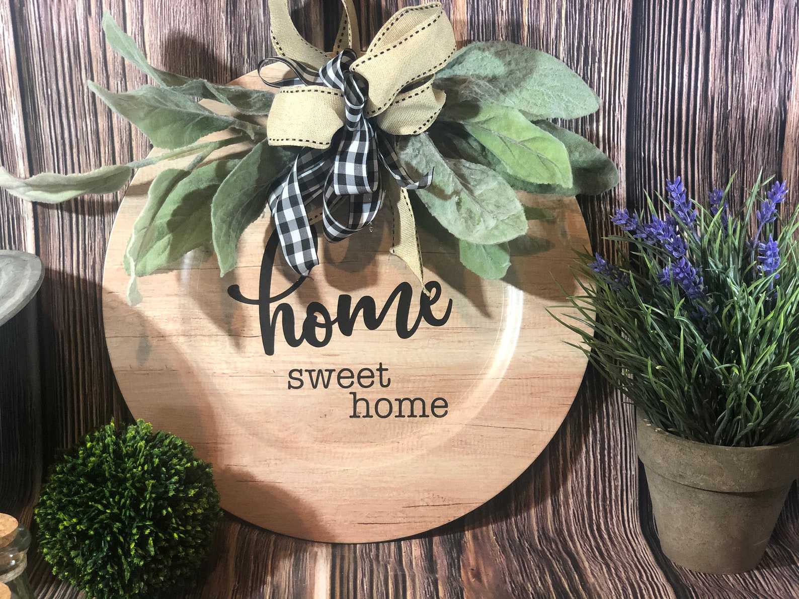 Home Sweet Home Farmhouse Sign - Etsy