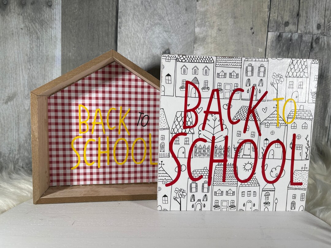 School Tier Farmhouse Signs - Etsy