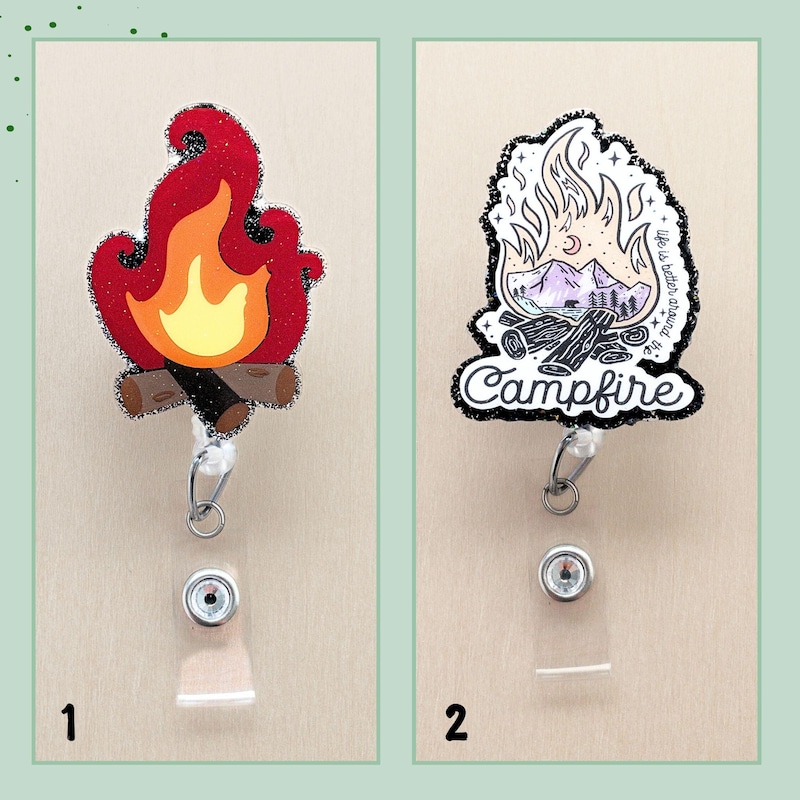 Campfire Badge - Etsy