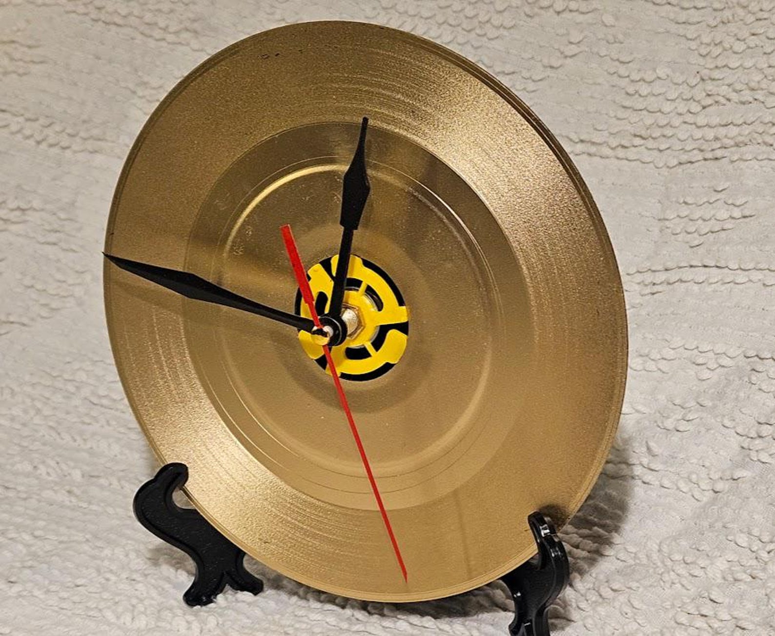 45 RPM Gold Record Clock - Etsy