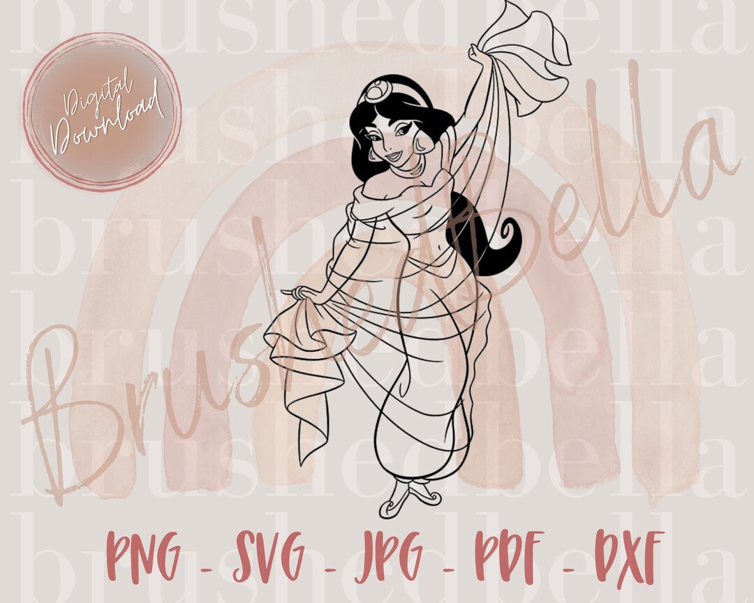 Aladdin Download, Jasmine SVG, Aladdin II, Aladdin and Jasmine ...