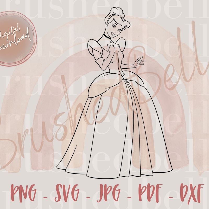 Cinderella Svg - Etsy