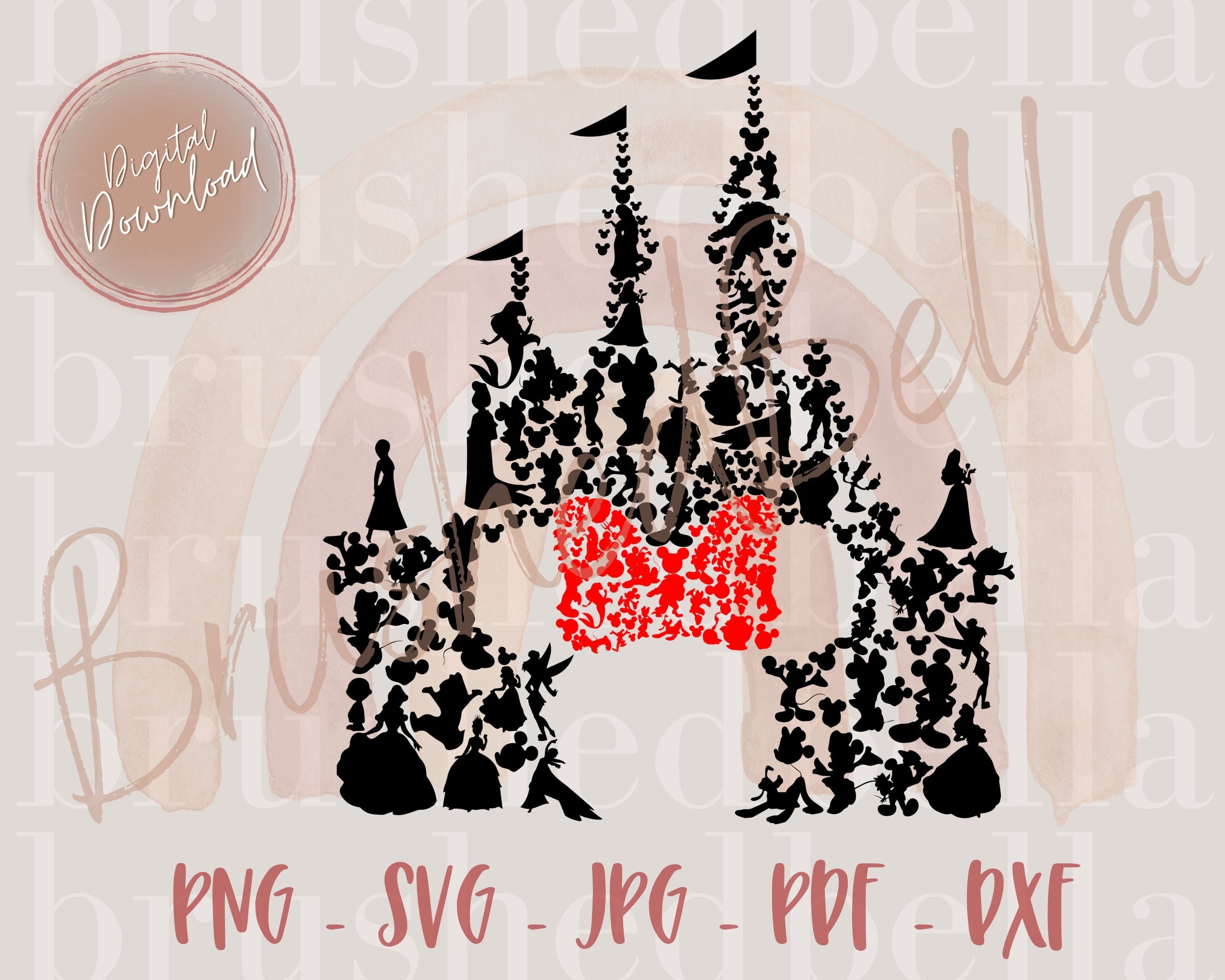 Personajes del castillo SVG diferentes personajes SVG - Etsy España