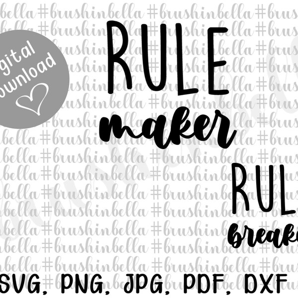 Rule Breaker - Etsy