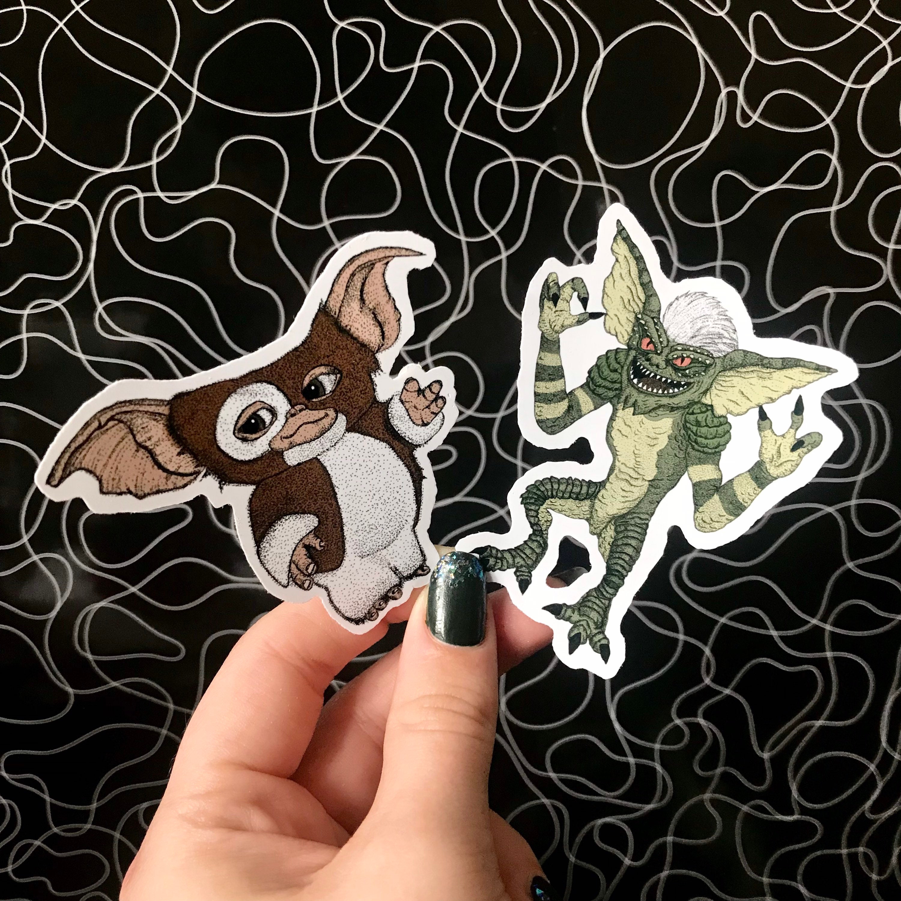 Gizmo Glossy Sticker Gremlins Sticker Pop Culture Art | Etsy