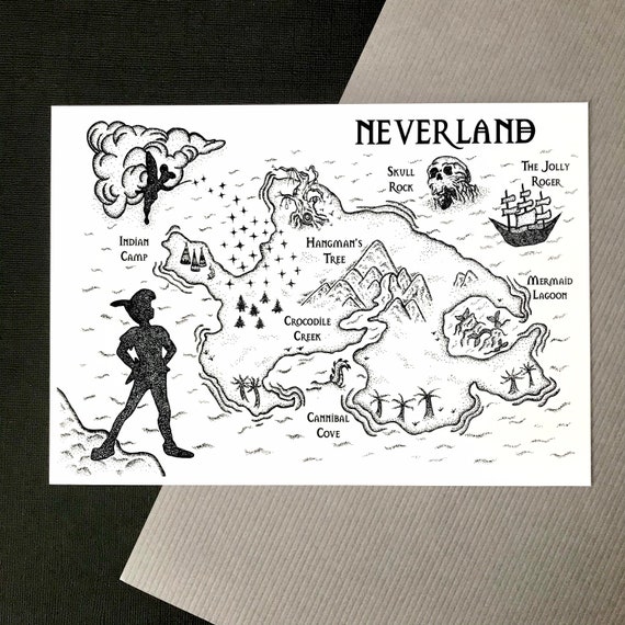 Peter Pan Neverland Map In Movie