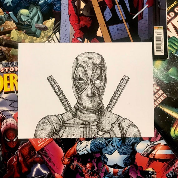 X Men Deadpool Drawings