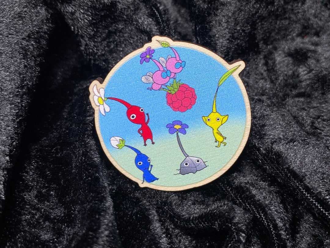 Pikmin Wooden Pin | Pikmin Pin, Gaming Pins, Gamer Accessories, Gift ...