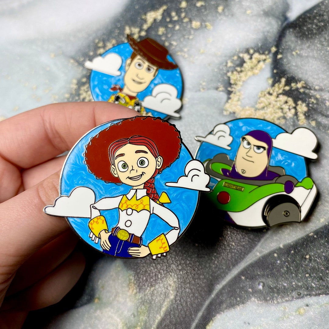 Jessie Fantasy Pin Hard Enamel Pearlescent Pin, Disney Bound, Pixar Toy ...