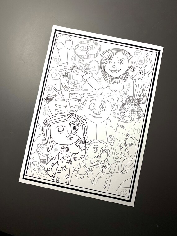 Coraline Characters Drawings