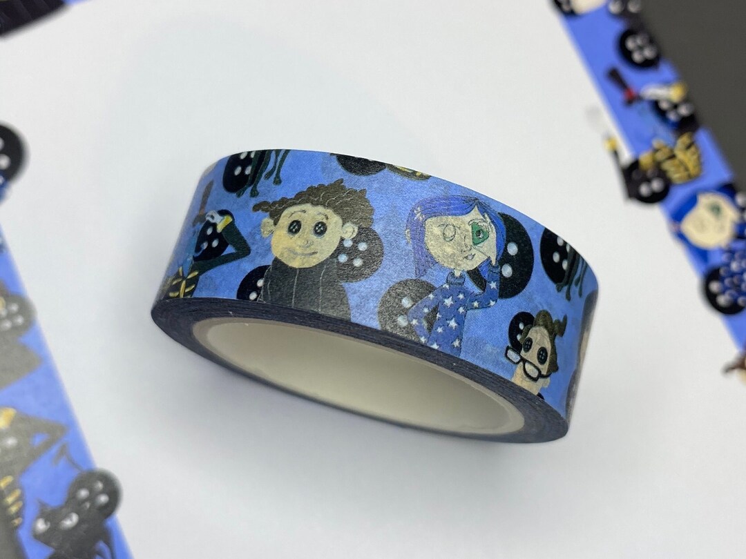 Coraline Washi Tape Spooky Washi Tape Bookish Stationery - Etsy