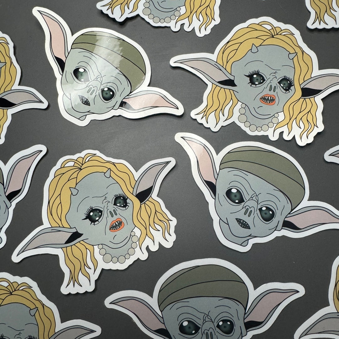 Doctor Who Goblins Glossy Stickers Dr Who Monster, Whovian Gift, Janis ...