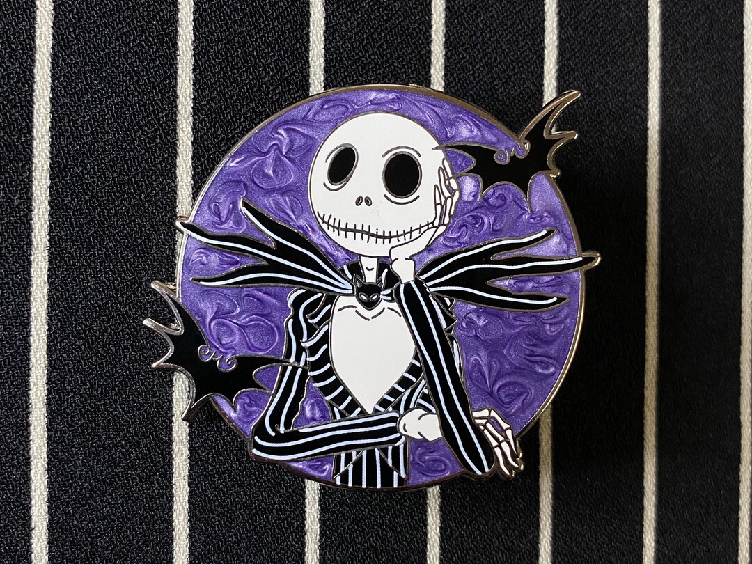 Jack Skellington Enamel Pin Nightmare Before Christmas - Etsy