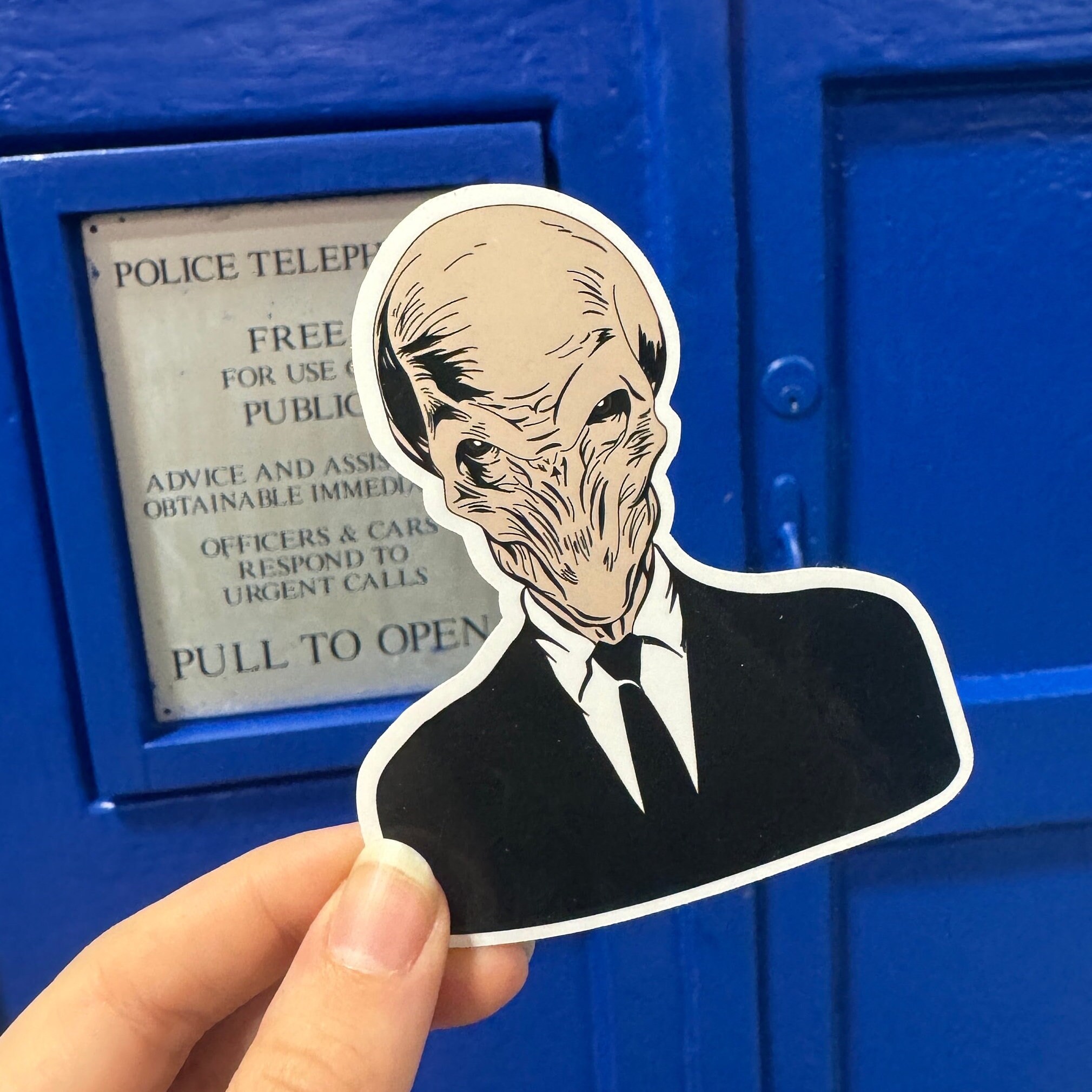 Silence Glossy Sticker | Doctor Who Gift, Nerd Laptop Sticker, Whovian ...