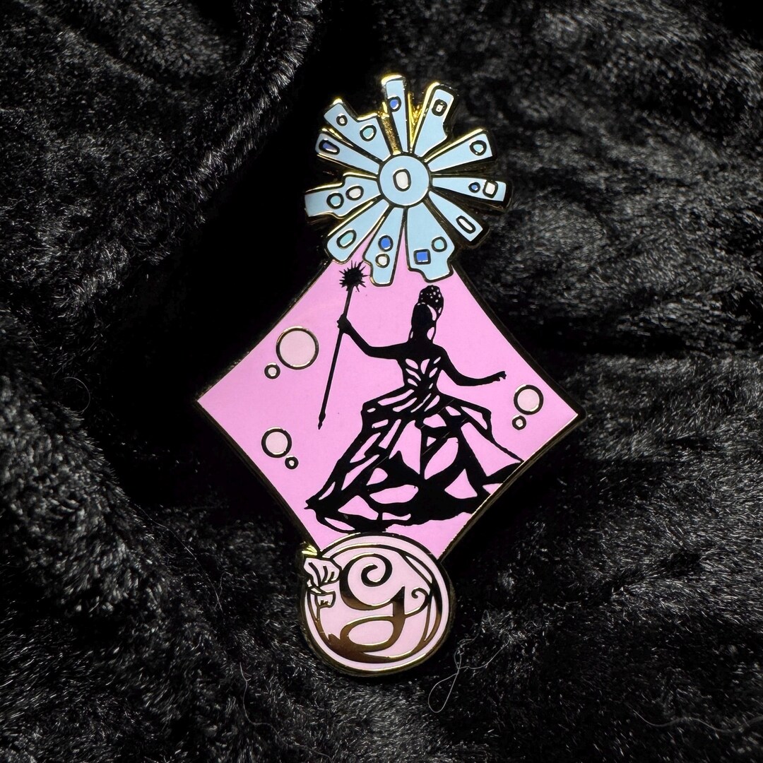 Glinda Hard Enamel Pin | Musical Theatre Enamel Pins, Wicked Pins ...