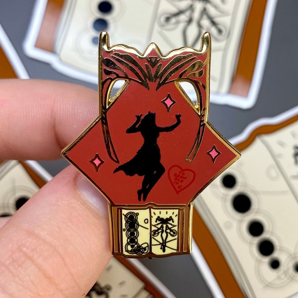 Scarlet Witch Pin - Etsy