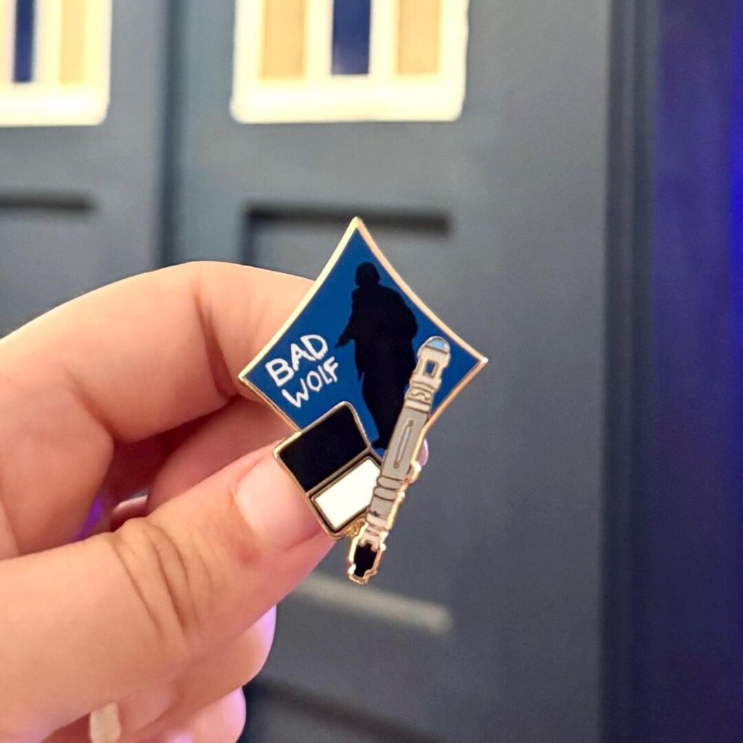 9th Doctor Hard Enamel Pin | Doctor Who Inspired Lapel Badge, Whovian ...