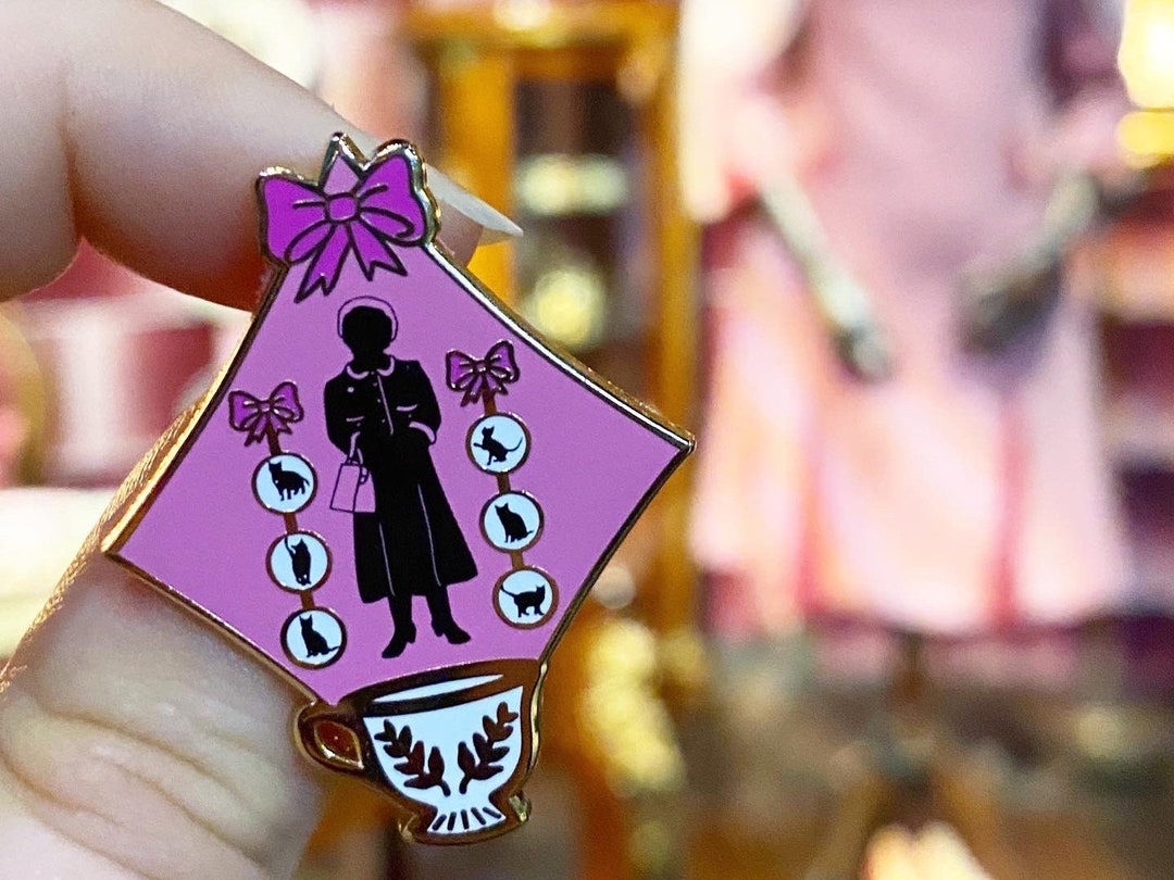 Nasty Pink Witch Fantasy Hard Enamel Pin Magical Lapel - Etsy