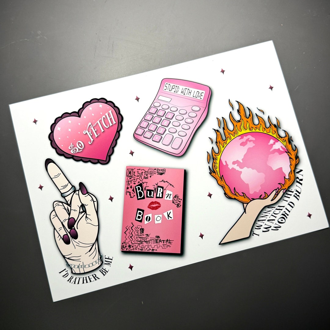 Burn Book Tattoo Flash Print Musical Theatre Poster, Mean Girls Art ...