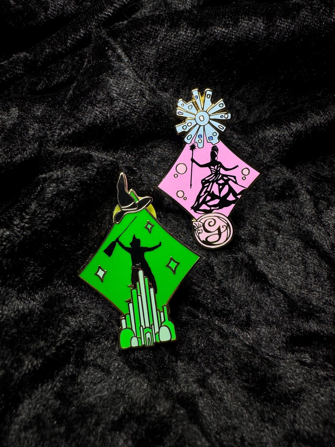 Glinda Hard Enamel Pin | Musical Theatre Enamel Pins, Wicked Pins ...