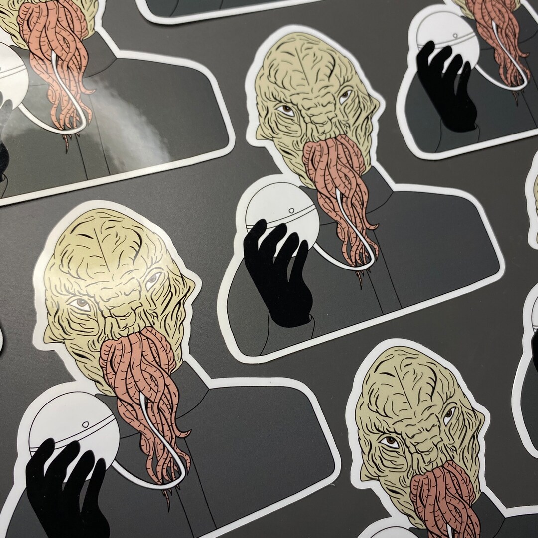 Ood Glossy Weatherproof Sticker Doctor Who, Whovian Gift, Nerd Laptop ...