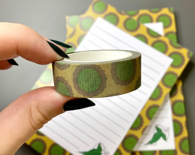 Hobbit Hole Door Washi Tape LOTR Art, Scrapbooking Gift, the Lord of ...