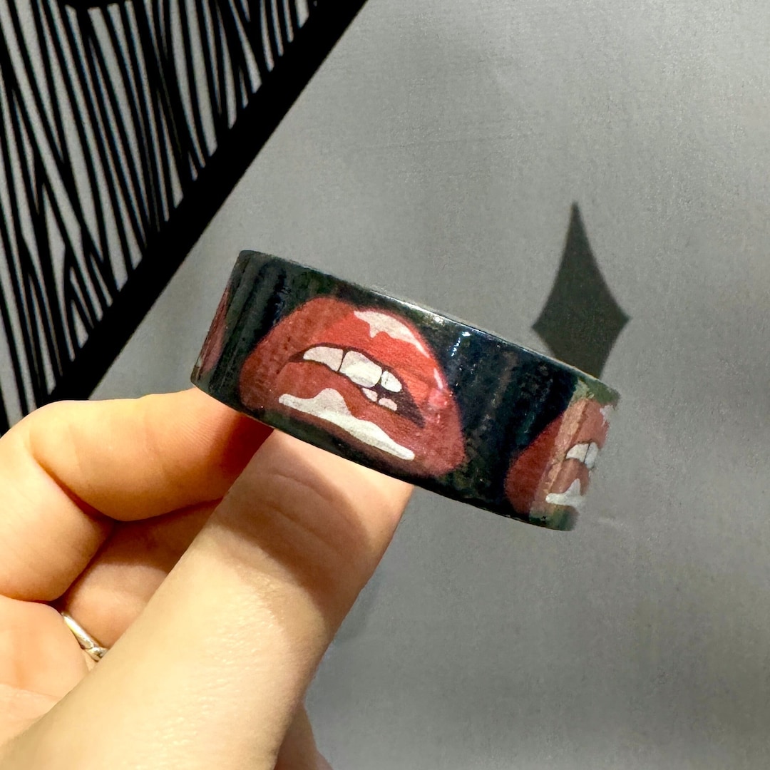 Rocky Horror Lips Washi Tape | Musical Theatre Journal Stationery ...