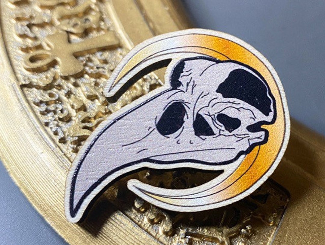 Khonshu Wooden Pin Moon Knight Art, Marvel Pins, Disney Pins, Steven ...